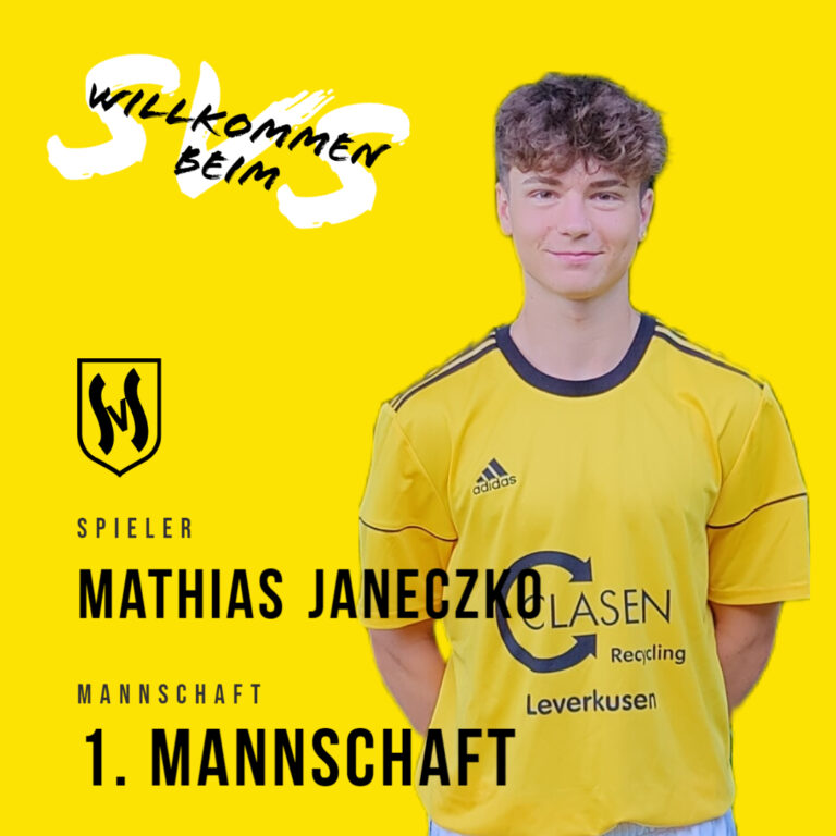 Eigengewächs Mathias Janeczko bleibt im Bühl! – SV Schlebusch 1923 e. V.